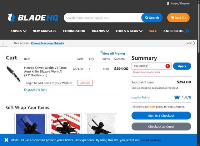 Blade HQ Promo Codes (4 Verified) + Free Ship Oct 2025