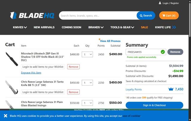 Blade HQ Promo Codes (8 Verified) - 15% Off w/Code Sep 2025