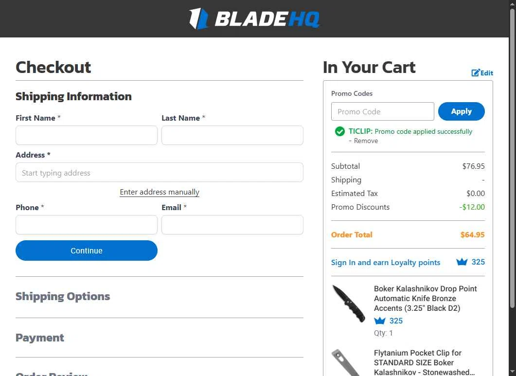 Blade HQ Promo Codes (3 Verified) + Free Ship Nov 2025