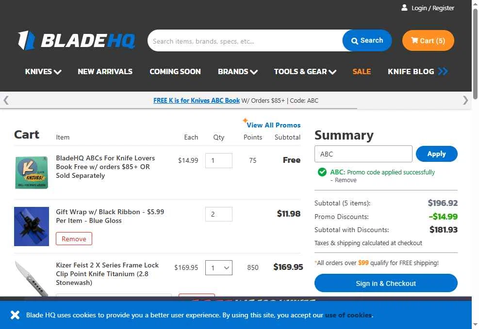 Blade HQ Coupons & + Free Ship Discounts Dec 2025