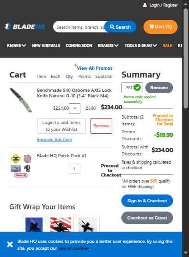 Blade HQ Promo Codes (3 Verified) - 10% Off w/Code Jul 2025