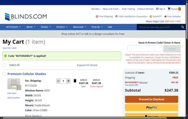 Blinds.com Promo Codes (6 Verified) - 50% Off Sep 2025
