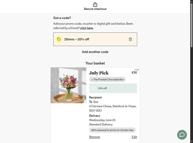 Bloom And Wild Promo Codes - 25% Off Jul 2025