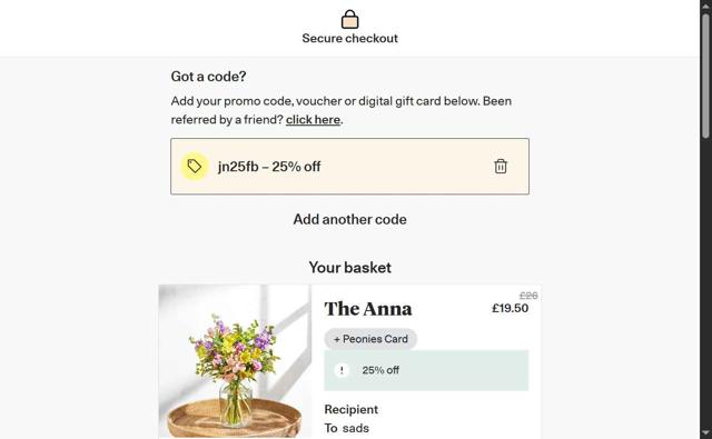 Bloom And Wild Promo Codes - 25% Off Sep 2025