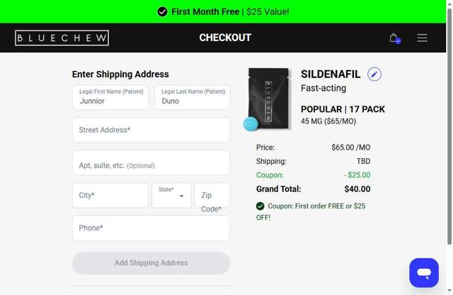 BlueChew Promo Codes (50 Verified) - $25 Off w/Code Oct 2025