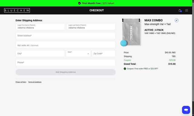 BlueChew Promo Codes (50 Verified) - $25 Off w/Code Oct 2025