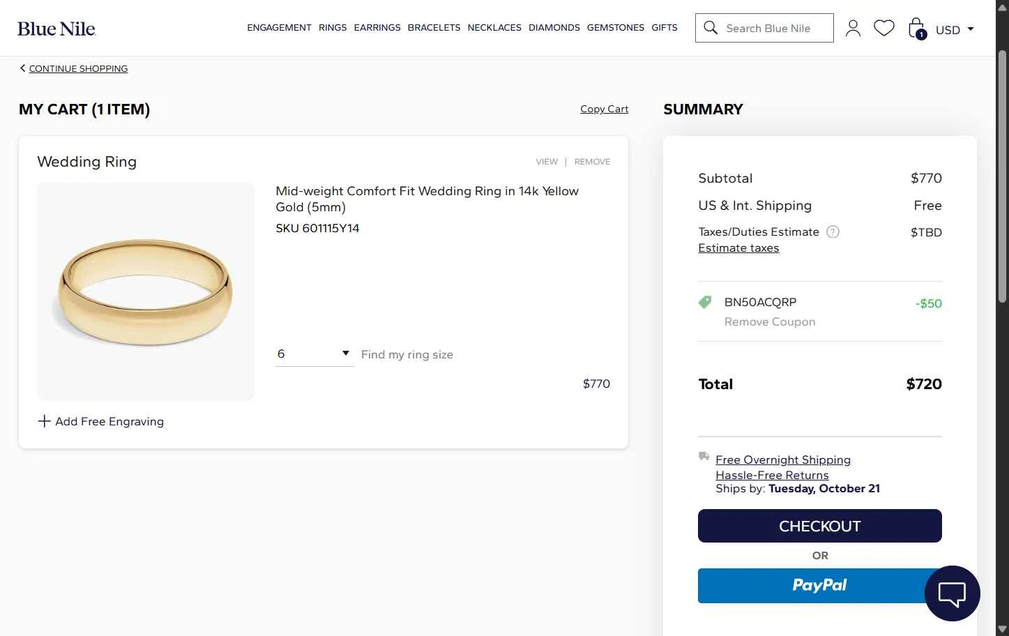 Blue Nile Promo Codes - $10 Off (7 Verified) Oct 2025