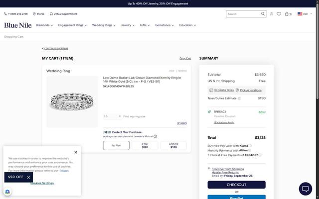 Blue Nile Promo Codes - $10 Off (7 Verified) Sep 2025