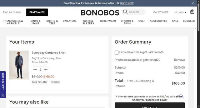 Bonobos Discount Codes - 20% Off (5 Verified) Sep 2025