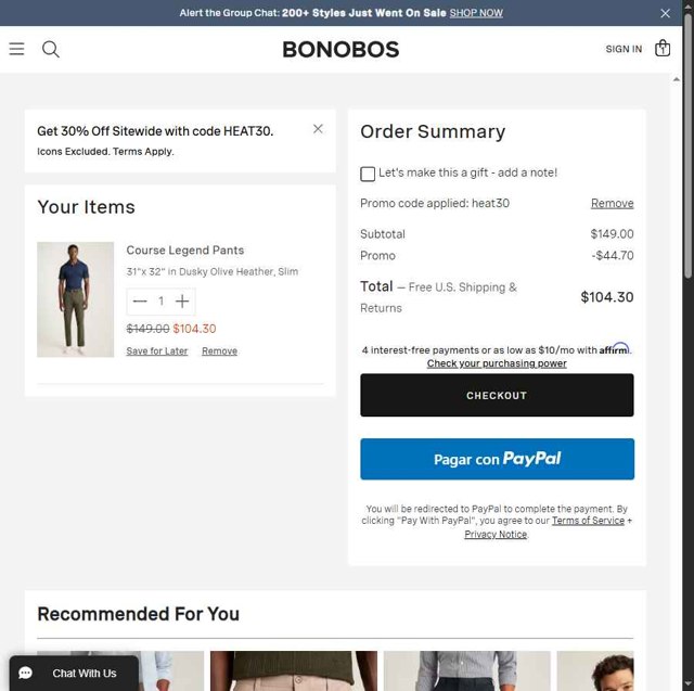 Bonobos Discount Codes - 20% Off (3 Verified) Aug 2025