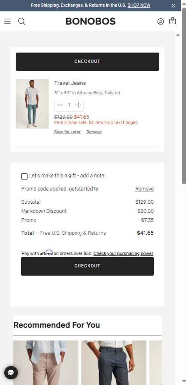 Bonobos Discount Codes - 20% Off (5 Verified) Sep 2025