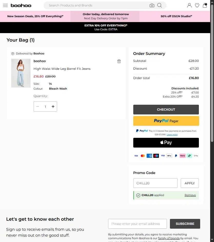 Boohoo Promo Codes - 20% Off (8 Verified) May 2026