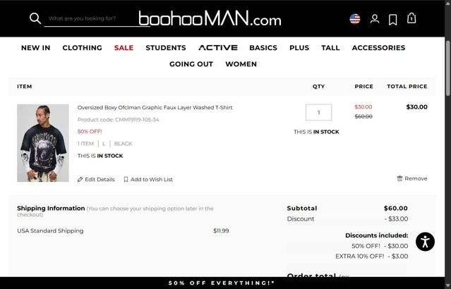 boohooMAN Promo Codes - 60% Off (20 Verified) Sep 2025