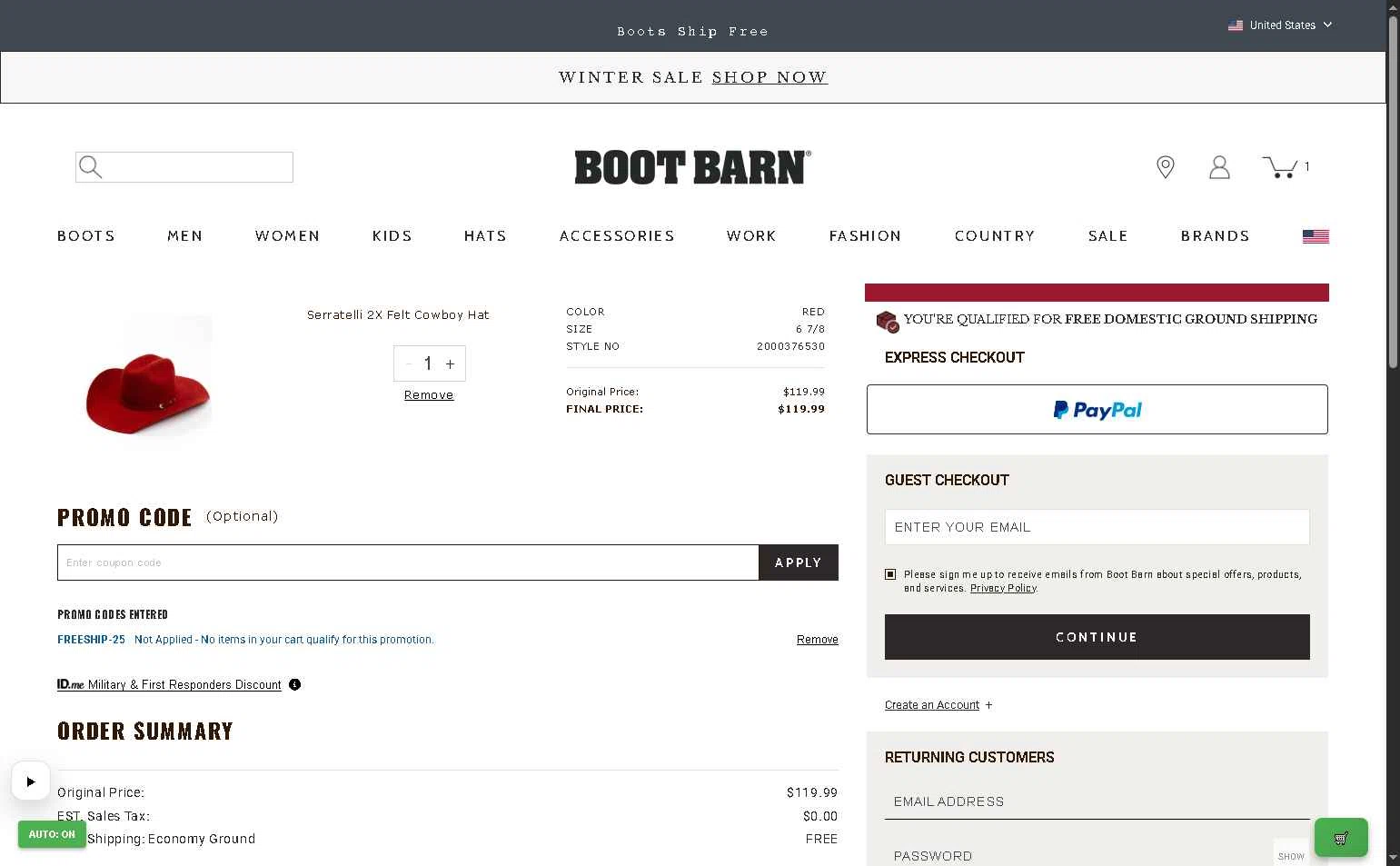 Boot Barn Promo Codes - 15% Off (2 Verified) Feb 2026