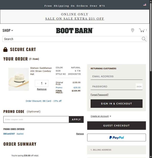 Boot Barn Promo Codes - 15% Off (3 Verified) Aug 2025