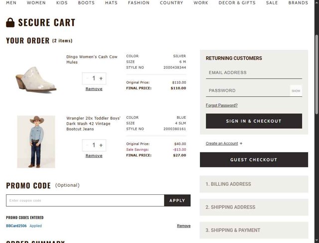 Boot Barn Promo Codes - 15% Off (3 Verified) Jul 2025