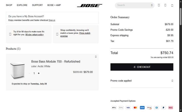 Bose Promo Codes - 3% Off Coupons Sep 2025