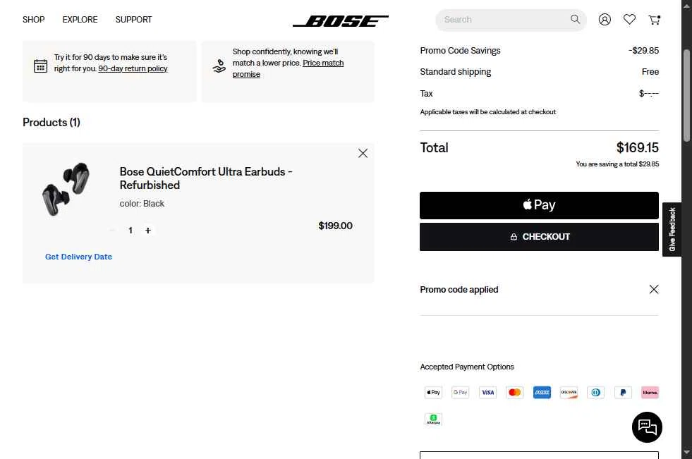 Bose Promo Codes - 10% Off + Free Ship Coupons Dec 2025