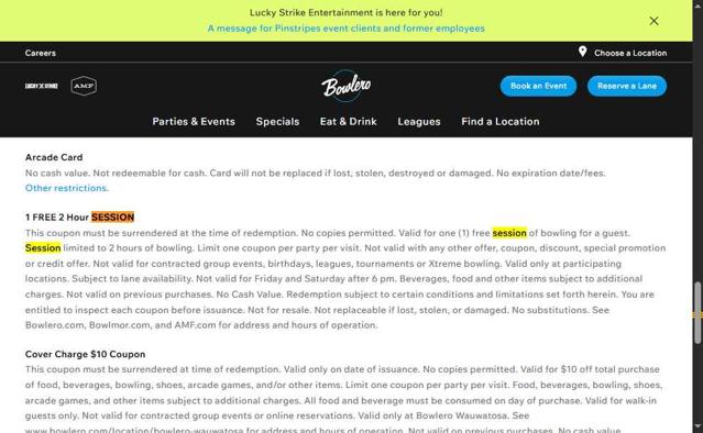 Bowlero Promo Codes (2 Verified) - 15% Off w/Code Oct 2025