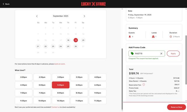Bowlero Promo Codes (4 Verified) - 15% Off w/Code Oct 2025