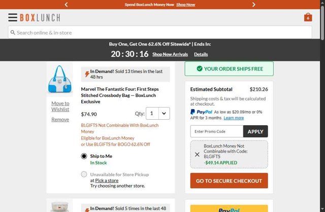 BoxLunch Discount Codes - 30% Off (3 Verified) Jul 2025