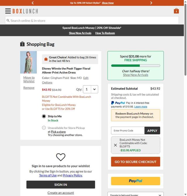 BoxLunch Promo Codes (2 Verified) - 25% Off w/Code May 2025