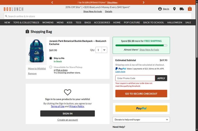 BoxLunch Discount Codes - 30% Off (4 Verified) Jul 2025