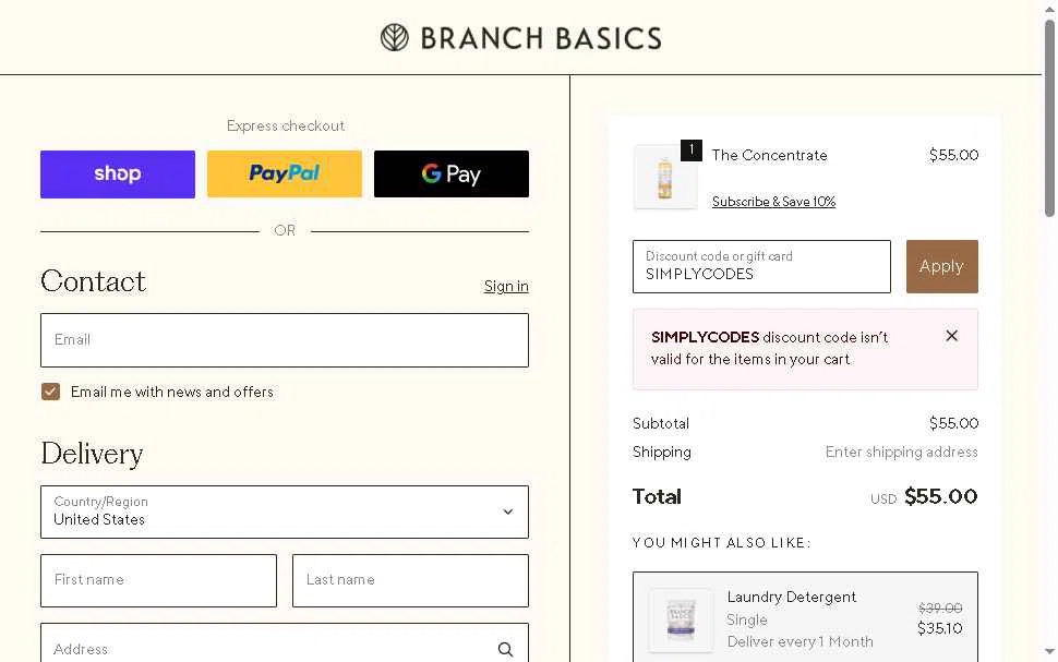 Branch Basics Promo Codes - 15% Off (Verified) Oct 2025