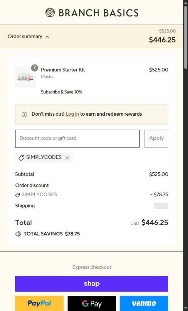 Branch Basics Promo Codes - 15% Off (Verified) Sep 2025