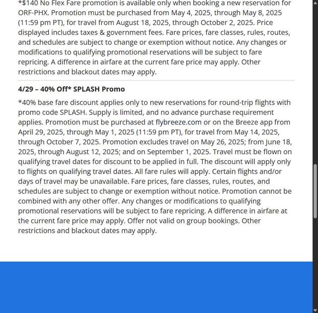 Breeze Airways Promo Codes (1 Verified) - 35% Off May 2025