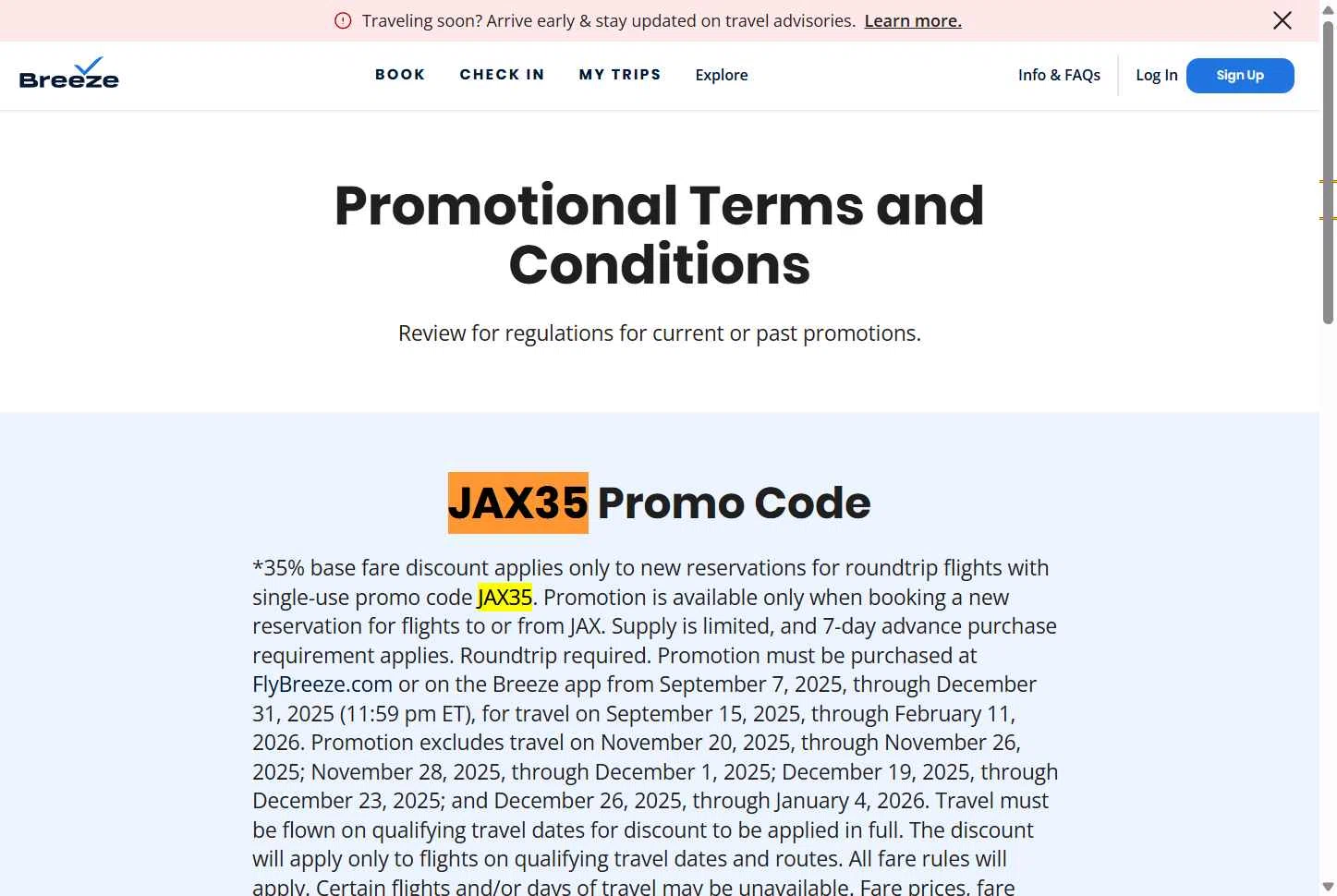 Breeze Airways Promo Code - 35% Off (2 Verified) Nov 2025