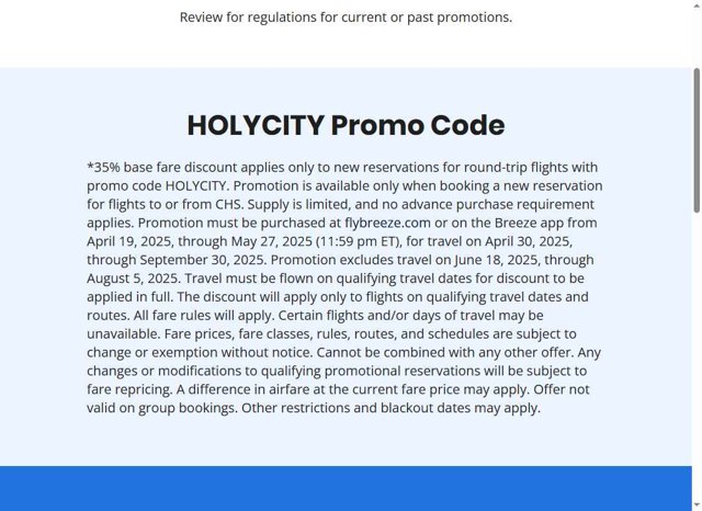 Breeze Airways Promo Codes (3 Verified) - 35% Off Jun 2025