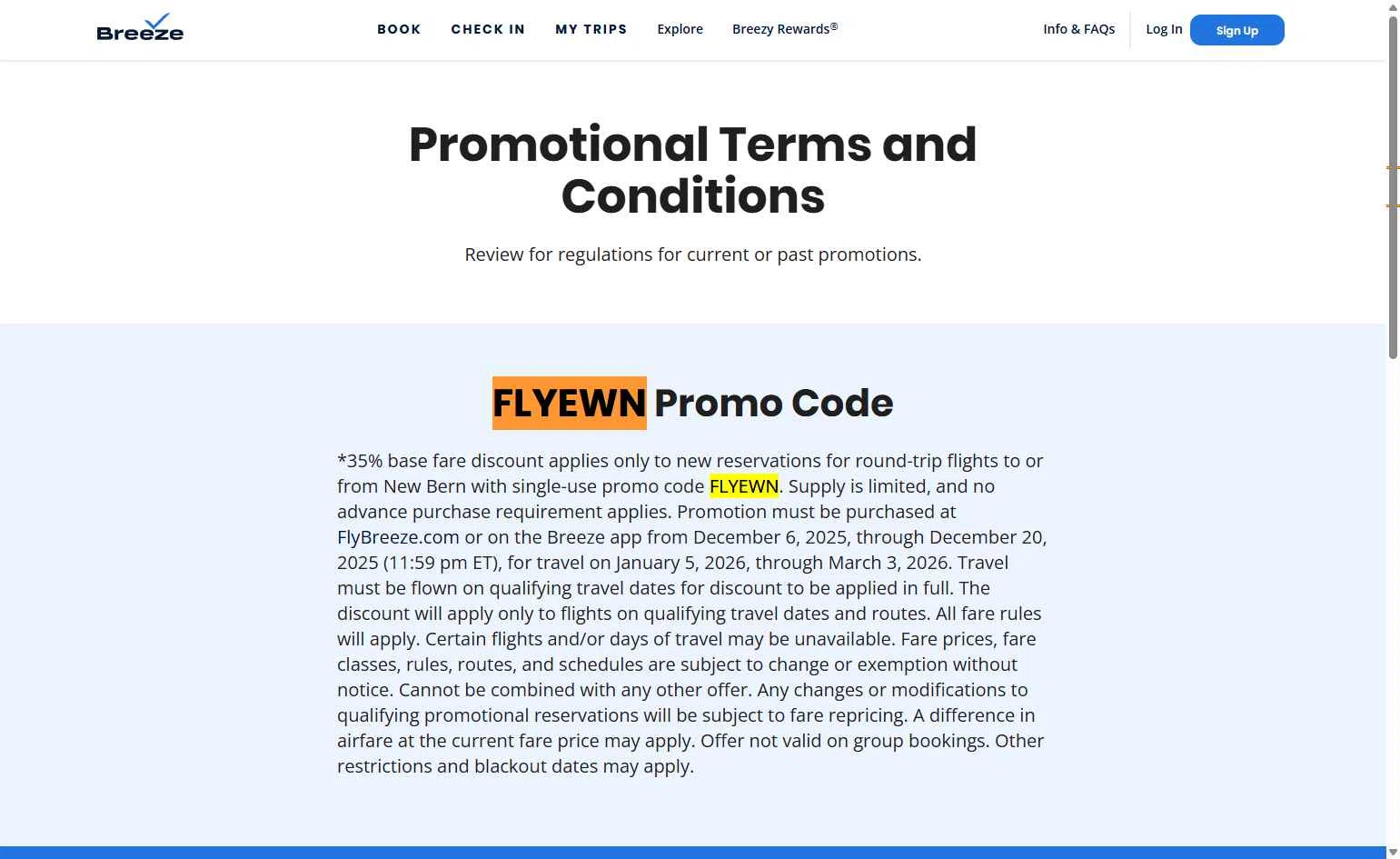Breeze Airways Promo Code - 40% Off (5 Verified) Dec 2025