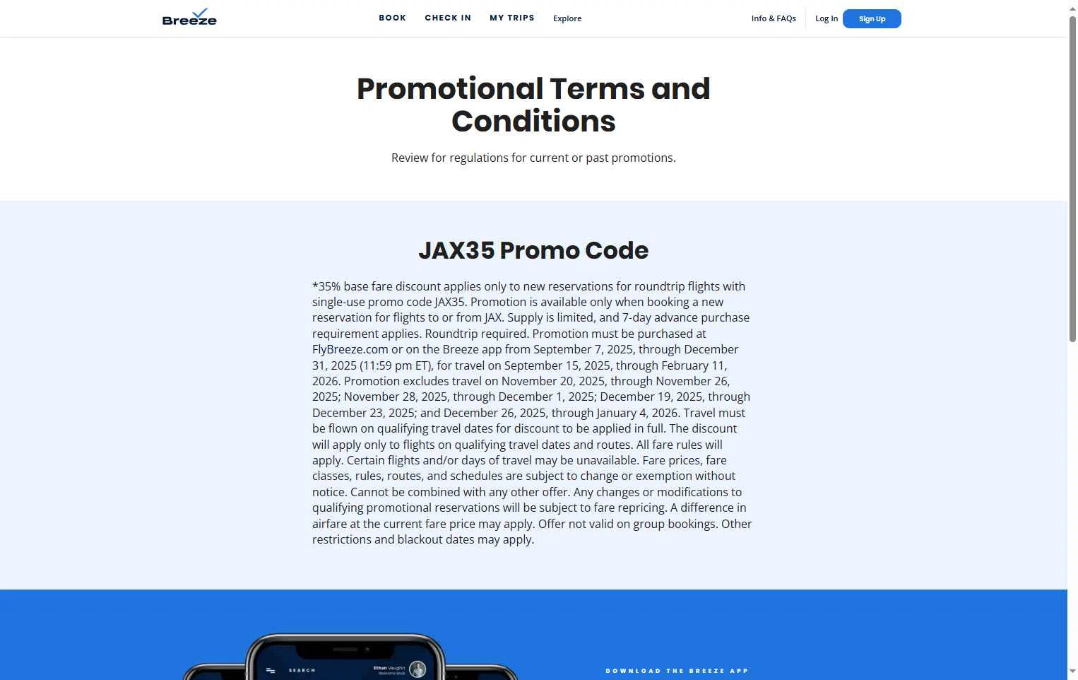 Breeze Airways Promo Codes (2 Verified) - 35% Off Oct 2025