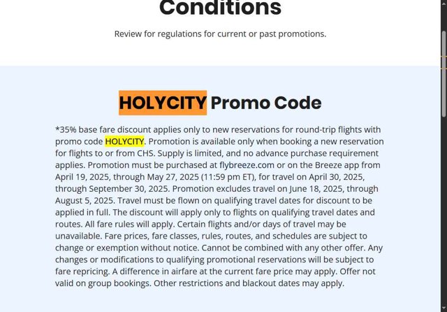 Breeze Airways Promo Codes (2 Verified) - 35% Off Jul 2025