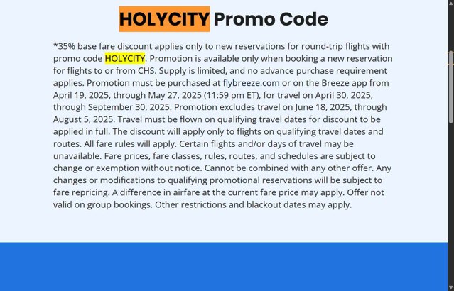 Breeze Airways Promo Codes (4 Verified) - 35% Off Jun 2025