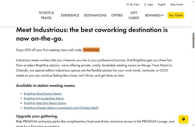 Brightline Trains Promo Code (4 Verified) - 15% Off Aug 2025