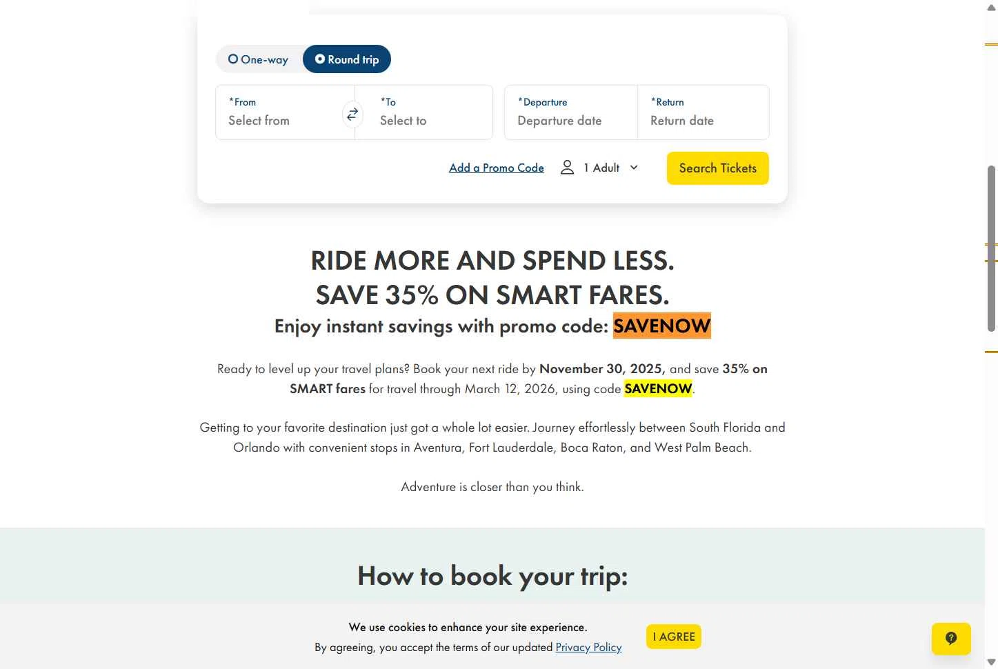 Brightline Trains Promo Code - 15% Off December 2025