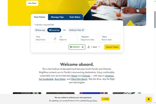 Brightline Trains Promo Code (4 Verified) - 30% Off May 2025