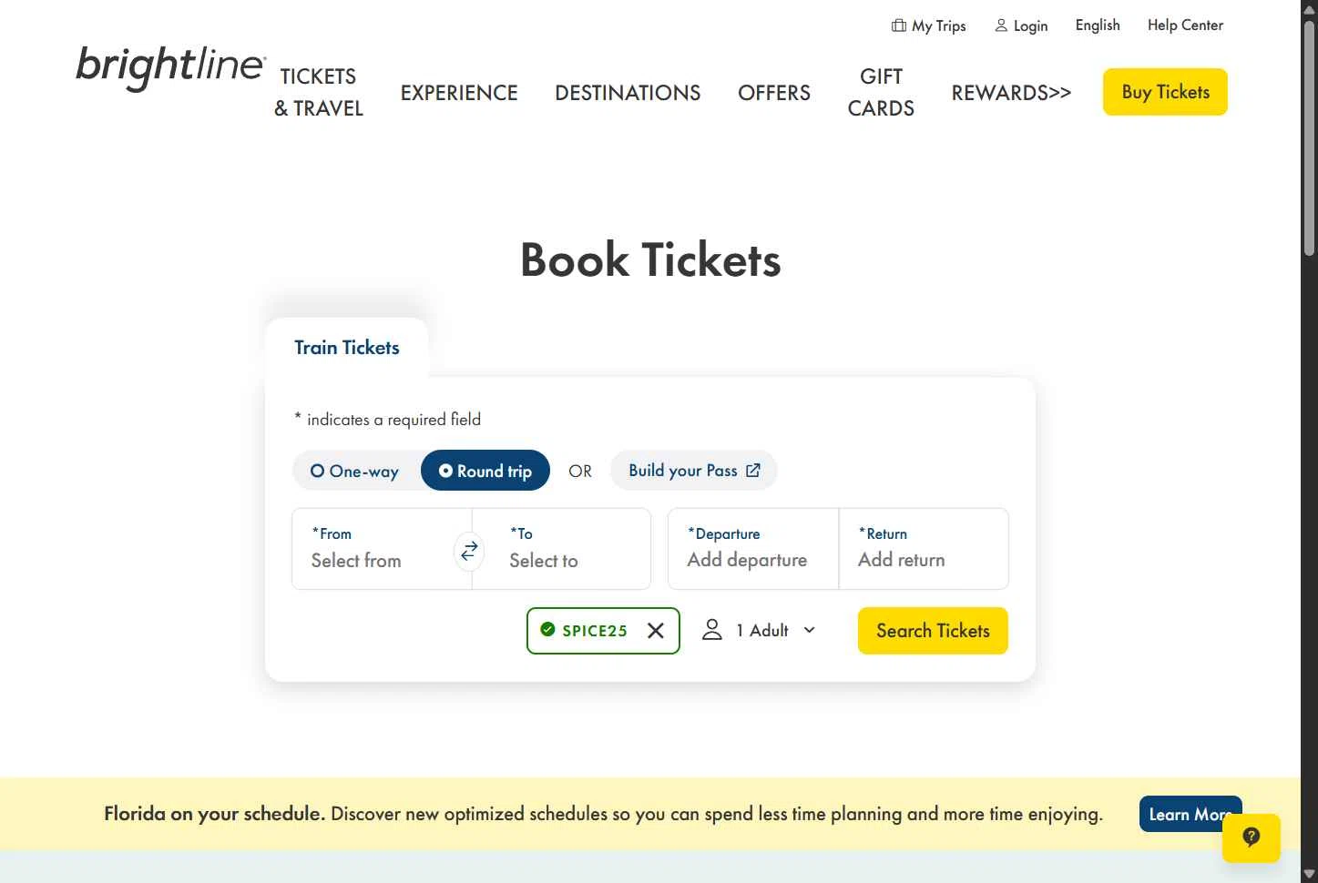 Brightline Trains Promo Code (3 Verified) - 50% Off Oct 2025