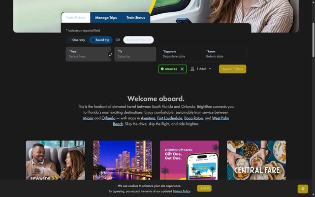 Brightline Trains Promo Code (4 Verified) - 15% Off Jul 2025