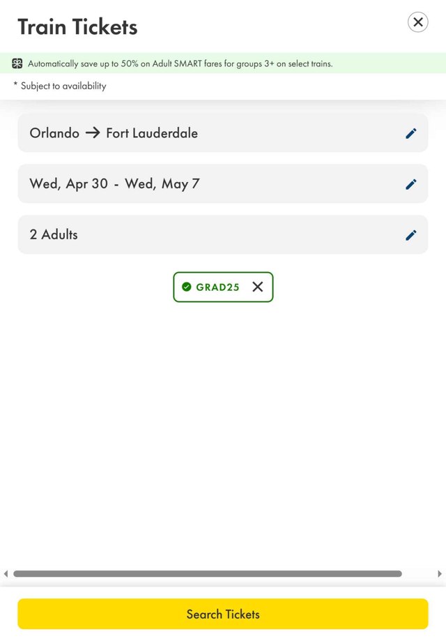 Brightline Trains Promo Code (5 Verified) - 50% Off May 2025