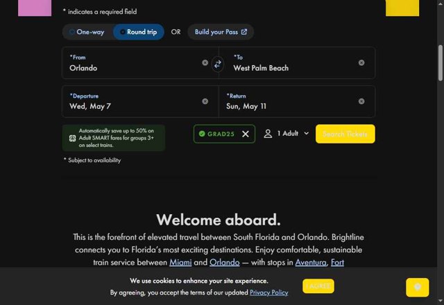 Brightline Trains Promo Code (5 Verified) - 50% Off May 2025