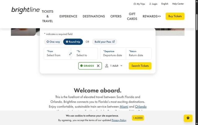 Brightline Trains Promo Code (4 Verified) - 50% Off Oct 2025