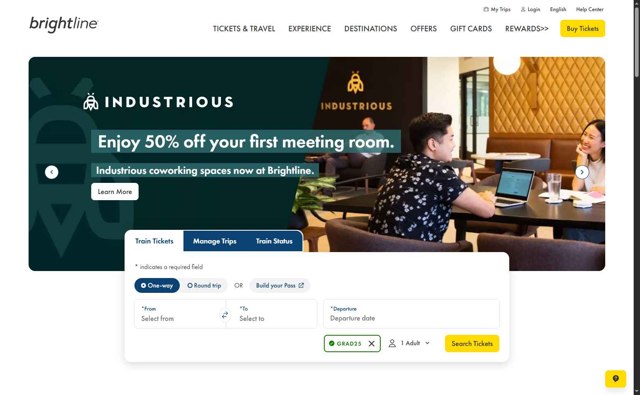 Brightline Trains Promo Code (4 Verified) - 15% Off Jun 2025