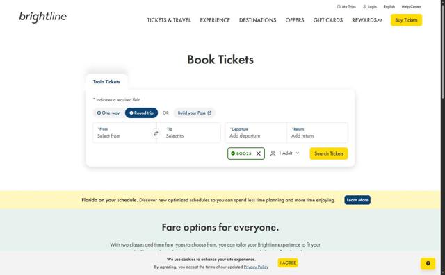 Brightline Trains Promo Code (3 Verified) - 50% Off Oct 2025