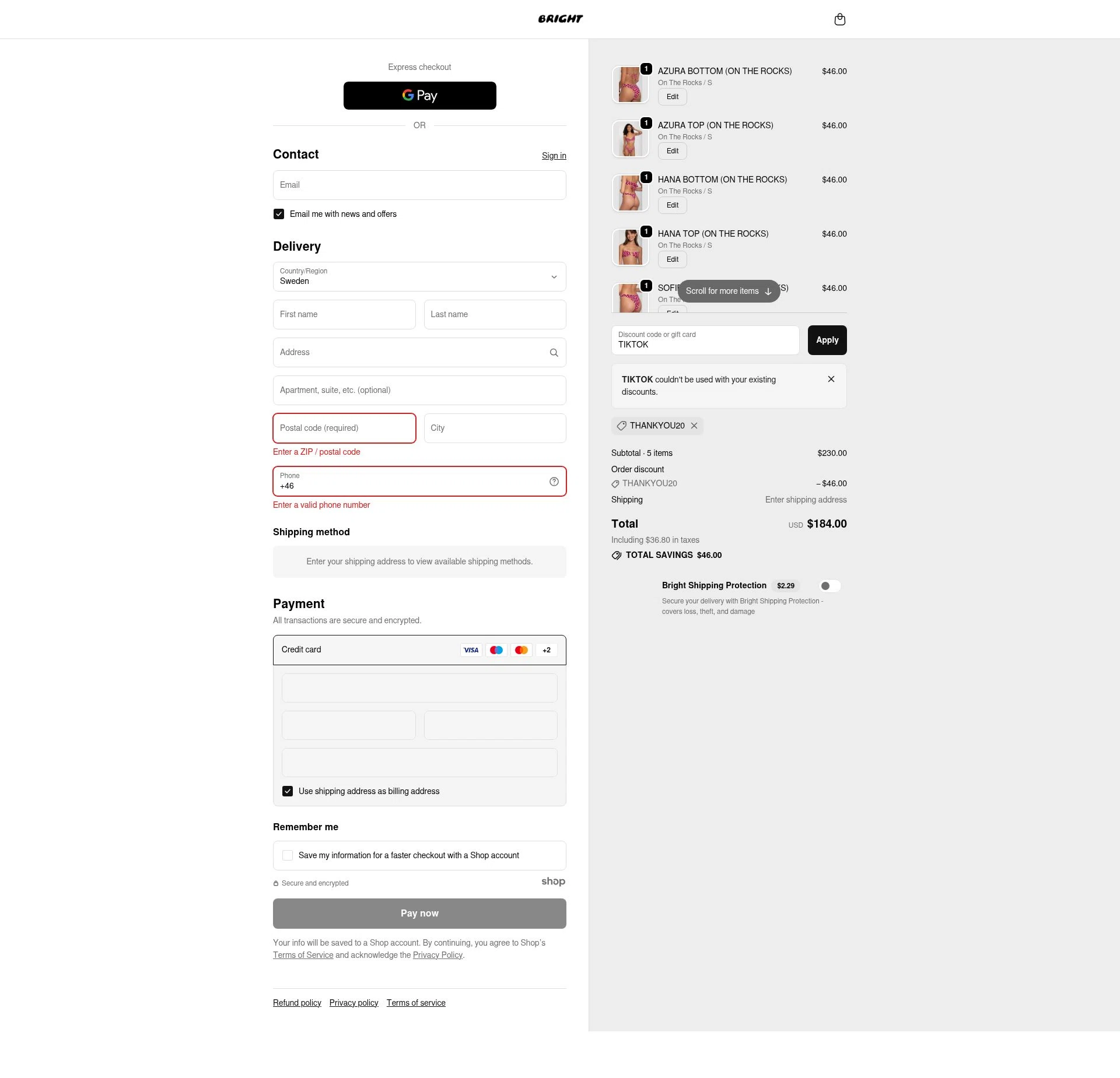 Bright Swimwear Promo Codes - 15% Off Coupons Dec 2025