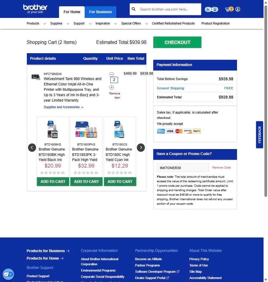 Brother Promo Codes - 10% Off (4 Verified) Mar 2026