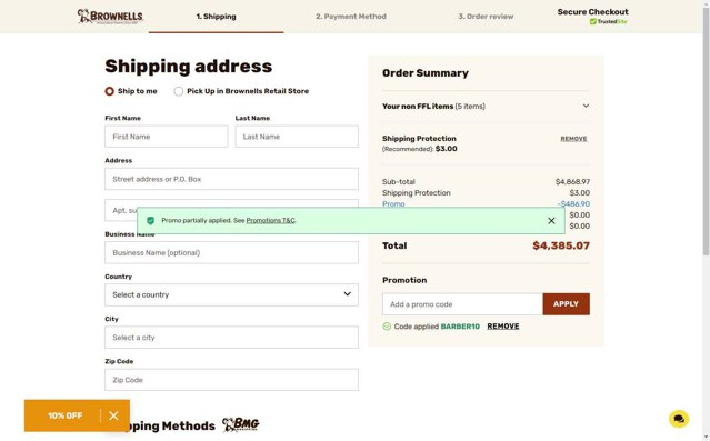 Brownells Promo Codes (9 Verified) - 10% Off w/Code Jun 2025