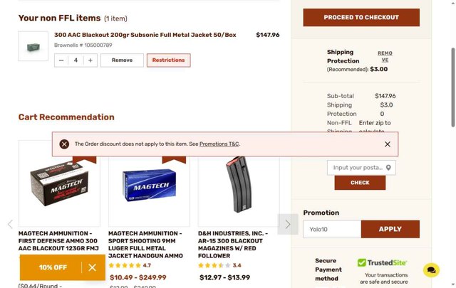 Brownells Promo Codes (9 Verified) - 10% Off w/Code Jul 2025